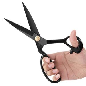 Fabric Scissors 8 Inch Professional Tailor Scissors - Heavy Duty Sewing Scissors for Leather Cutting Industrial Sharp Shears Office Artists Tailors Dressmakers