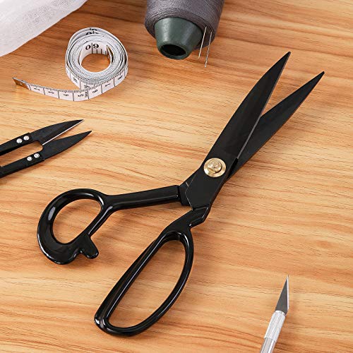 Fabric Scissors 8 Inch Professional Tailor Scissors - Heavy Duty Sewing Scissors for Leather Cutting Industrial Sharp Shears Office Artists Tailors Dressmakers