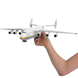 1:200 an-225 antonov resin aircraft model toy 17 inch ukraine painted mriya transporter display model plane for collection