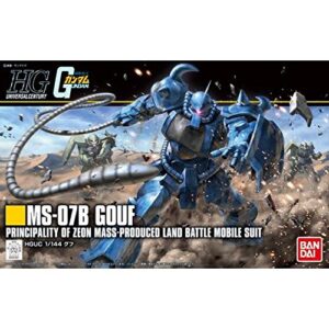 Bandai Hobby HGUC Gouf Revive Mobile Suit Gundam Building Kit (1/144 Scale), Multi-Colored, 8"