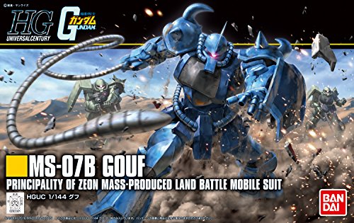 Bandai Hobby HGUC Gouf Revive Mobile Suit Gundam Building Kit (1/144 Scale), Multi-Colored, 8"