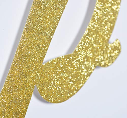 Drop Your Panties Glitter Gold Banner, Lingerie Shower Banner, Bachelorette Party Decorations (Gold)