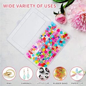 18 Grids Clear Plastic Organizer Box Storage Container with Dividers for Washi Tape,Jewelry,Beads Art DIY Crafts, Fishing Tackles,Screws