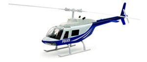 newray 26073a sky pilot bell 206 police, white