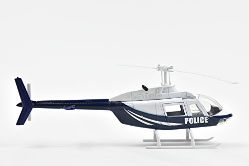 NewRay 26073A Sky Pilot Bell 206 Police, White