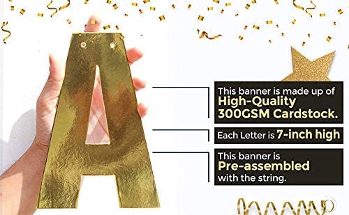 18th birthday banner -18th birthday decorations - 18 Years Loved - Gold Banner - 18th Birthday Party - Birthday Banner - Eighteen Banner - 18th Party Decorations -18th Party Banner-anniversary decor