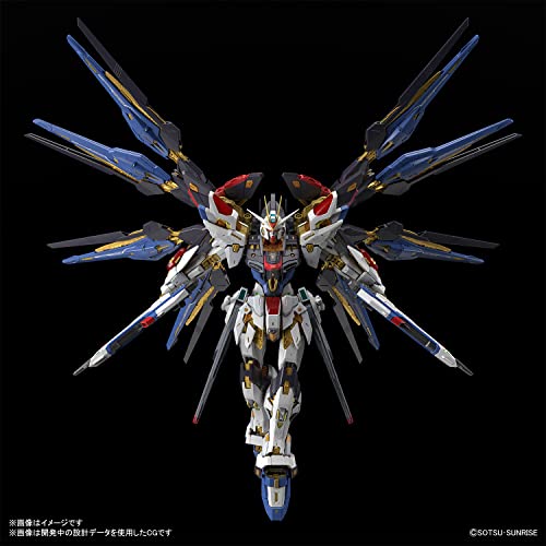 BANDAI SPIRITS(バンダイ スピリッツ) MGEX Mobile Suit Gundam Seed Destiny Strike Freedom Gundam 1/100 Scale Color Coded Plastic Model