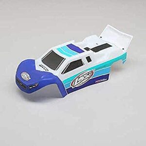 losi body blue mini-t 2.0 bl los210018 car/truck bodies wings & decals