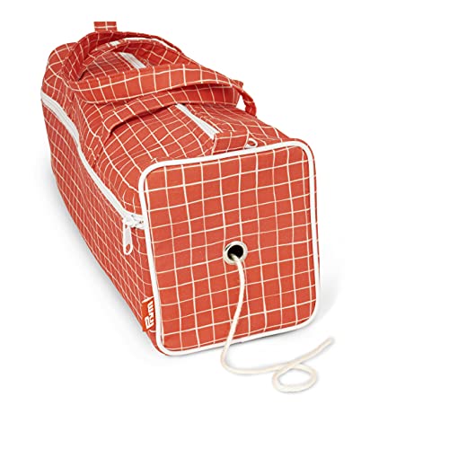 Prym Dachshund Needlework Bag & Organizer Travel Bag, Coral