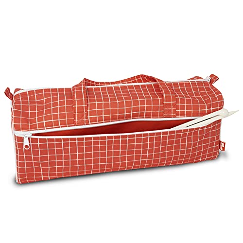 Prym Dachshund Needlework Bag & Organizer Travel Bag, Coral