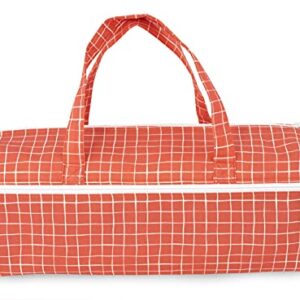 Prym Dachshund Needlework Bag & Organizer Travel Bag, Coral