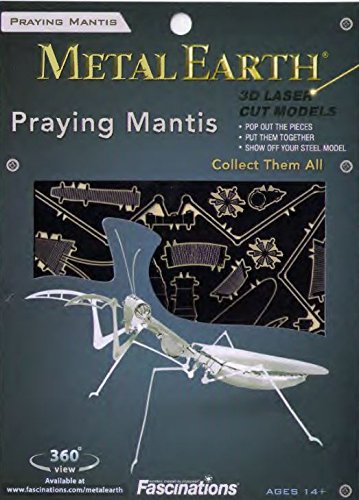 Metal Earth Fascinations Praying Mantis 3D Metal Model Kit