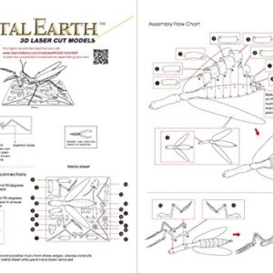 Metal Earth Fascinations Praying Mantis 3D Metal Model Kit