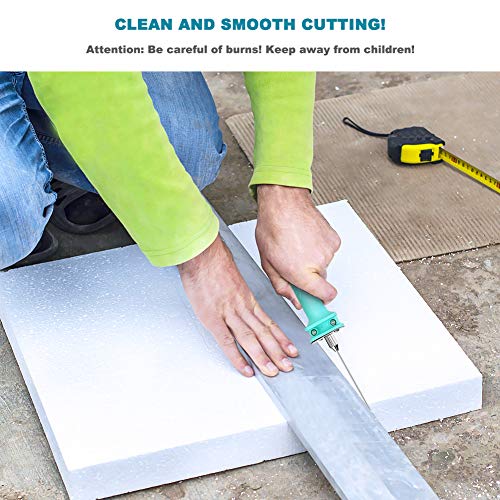 Foam Cutter, Jhua Hot Wire Knife Foam Cutter Electric Styrofoam Cutting Tool, 15W Foam Board Cutter with 4 inch Cutting Machine Pen for Styrofoam Foam Cutting, Arts, Crafts DIY