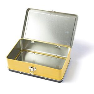 DAHO Metal Pencil Box, Gold