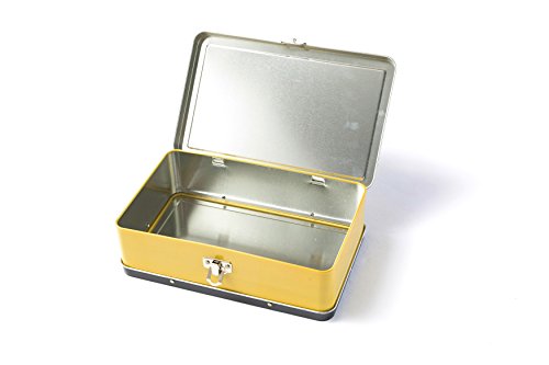 DAHO Metal Pencil Box, Gold