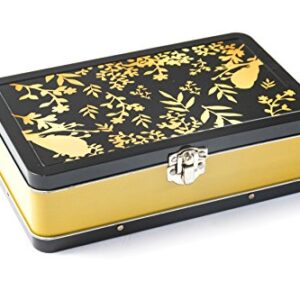 DAHO Metal Pencil Box, Gold