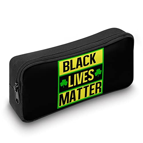 Black Lives Matter Pencil Case Stationery Pen Pouch Portable Makeup Storage Bag Organizer Gift