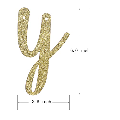 Happy 30TH Anniversary Banner Sign Gold Paper Glitter Party Decorations for 30TH Wedding Anniversary Party Supplies Letters Gold QWLQIAO