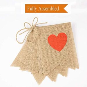 Father's Day Banner, Fntacetik Father's Day Decorations “Happy Father's Day” Burlap Banner Party Supplies Photo Booth Backdrop Fathers Day Bunting Banner Sign Decor