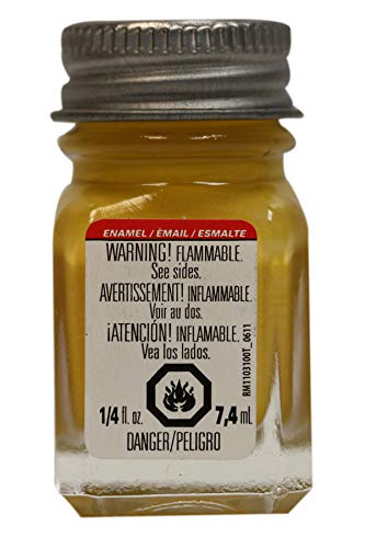 Testors 1114TT Enamel Paint Testor, Gloss Yellow, 1/4-Ounce