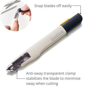 Beaditive High Precision Detail Craft Knife - 30 Degree Blade Utility Knife - Art, Craft, Model Making