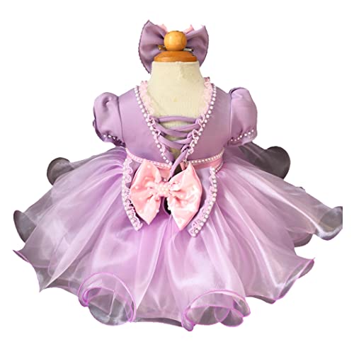 Jenniferwu G214LILAC Infant Toddler Baby Newborn Little Girl's Pageant Party Birthday Dress Size3T