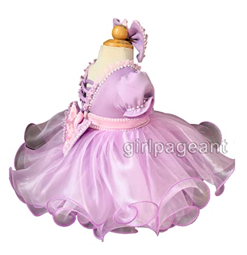 Jenniferwu G214LILAC Infant Toddler Baby Newborn Little Girl's Pageant Party Birthday Dress Size3T