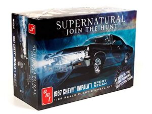 amt 1967 chevy impala 4-door supernatural 1:25 scale model kit