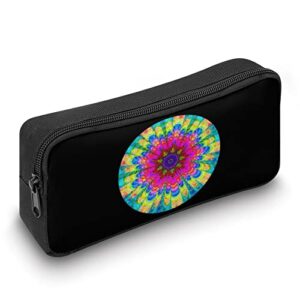 Colorful Mandala Tie Dye Pencil Case Stationery Pen Pouch Portable Makeup Storage Bag Organizer Gift