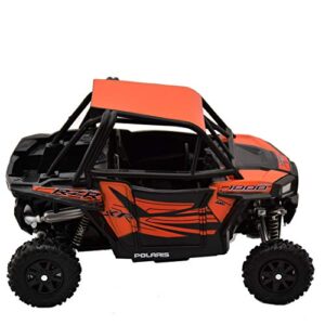 Newray Polaris RZR XP 1000 Bike ATV Dirt Rider 1/18 Scale Pre-Built Model Vehicle Orange