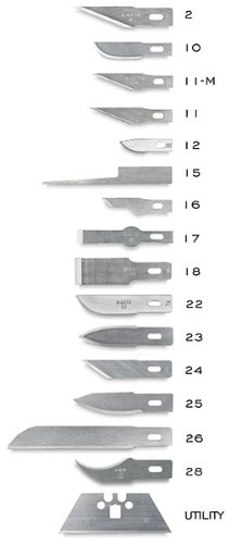 X Acto X202 5 Pack No. 2 Large Fine Point Blade