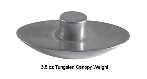 Tungsten Canopy Weight for Derby Cars (one 3.5 oz Canopy) for Faster Speed