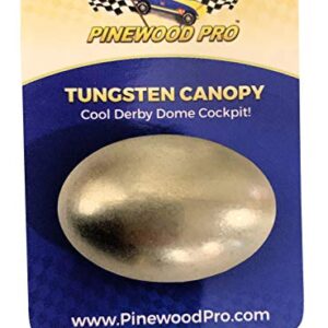 Tungsten Canopy Weight for Derby Cars (one 3.5 oz Canopy) for Faster Speed