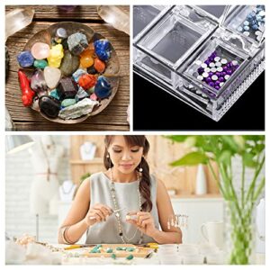 20 Grids Jewelry Storage Box Multifunctional Jewelry Bead Organizer Detachable Diamond Storage Container for Earrings Necklaces Beads Rings