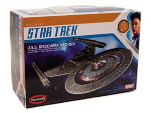 polar lights star trek u.s.s. discovery ncc-1031 1:2500 scale plastic model kit (pol961m)