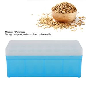 Kuuleyn Seed Storage Box, Seed Organizer, PP 32 Slots Plastic Storage Box Case Organizer Containers with Small Bottles for Beads Seeds Crafts