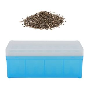 Kuuleyn Seed Storage Box, Seed Organizer, PP 32 Slots Plastic Storage Box Case Organizer Containers with Small Bottles for Beads Seeds Crafts