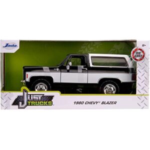 Jada Toys 1980 Chevy Blazer K5 Black/White 1:24 Die - Cast Vehicle