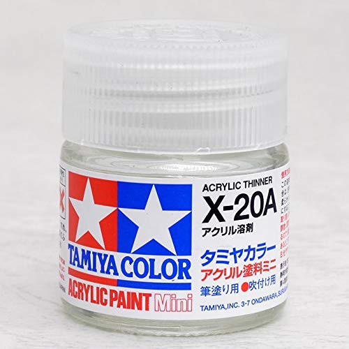 Tamiya Acrylic Mini X-20A Thinner - 10ml