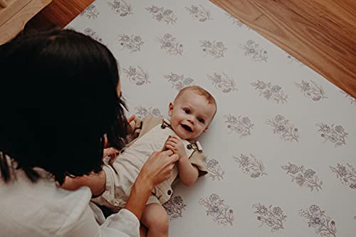 Frankie Lane Non-Toxic Baby Play Mat, 6.5ft x 4.5ft Reversible Waterproof Foam Tummy Time Mat, Baby Activity Mat. Playmat for Babies and Toddlers. SOFT Extra Large Non Slip Baby Floor Mat Foam Playmat