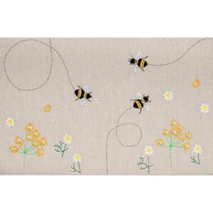 Project Case - Appliqué Linen Bee - Large - HobbyGift