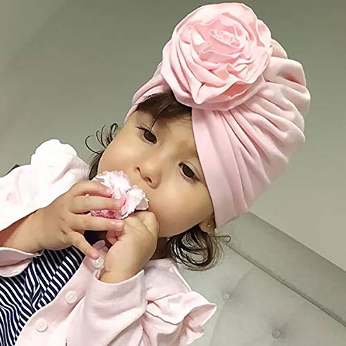 Newborn Baby Cotton Cloth Turban Toddler Rabbit Hospital Hat Ear Hat Kids Set Baby Cap (MN102)