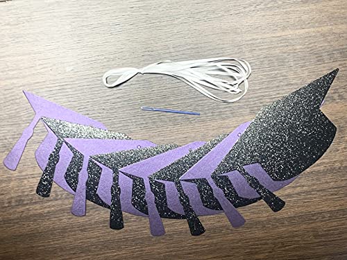 Graduation Decorations Purple Black 2023 /4pcs Graduation Hat Banner Garlands Purple Black for Class of 2023 Graduation Party Supplies/Purple Graduation Decor