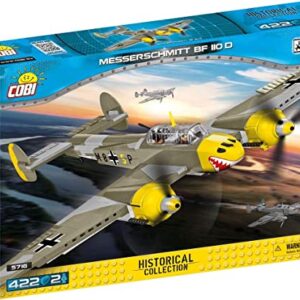 COBI 422 Pcs Historical Collection WWII Planes /5716/ Messerschmitt Bf 110 B