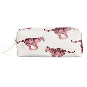 pencil pouch pencil case pencil bag pen case pouch box organizer for teen girls boys school students men women waterproof zipper pouch for office supplies makeup, tiger decor tiger lover gift