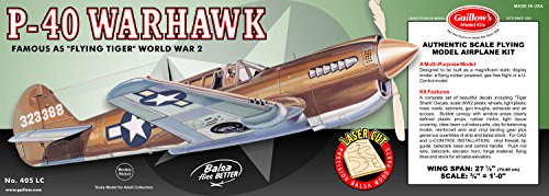 Guillow's P-40 Warhawk Laser Cut Model Kit