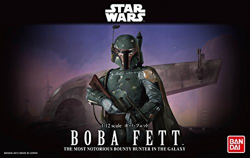 Bandai Hobby Star Wars 1/12 Plastic Model Boba Fett "Star Wars" , White