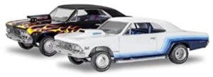 revell 85-4520 1966 chevy malibu ss 2n1 model car kit 1:24 scale 92-piece skill level 4 plastic model building kit