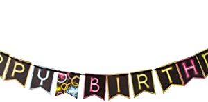 Shaped Ribbon Banner 'Happy Birthday', One Size.